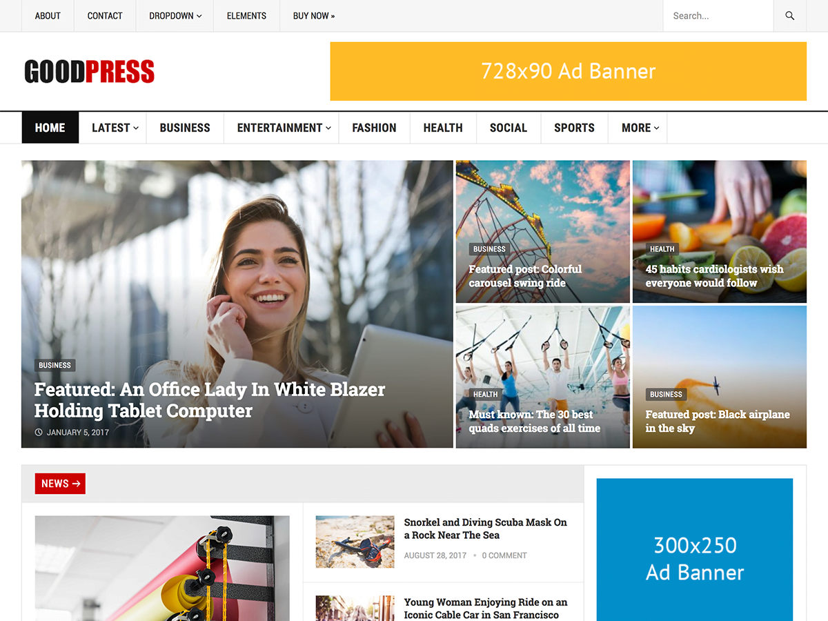 Chia sẽ 25 Theme WP bản quyền, Happy Themes thích hợp site New, Blog ...