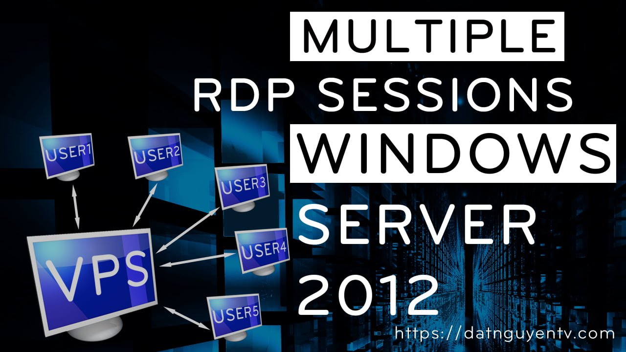 Thiết lập nhiều user cùng lúc đăng nhập vào 1 VPS, Multiple RDP ... Thiết lập nhiều user cùng lúc đăng nhập vào 1 VPS, Multiple RDP ...